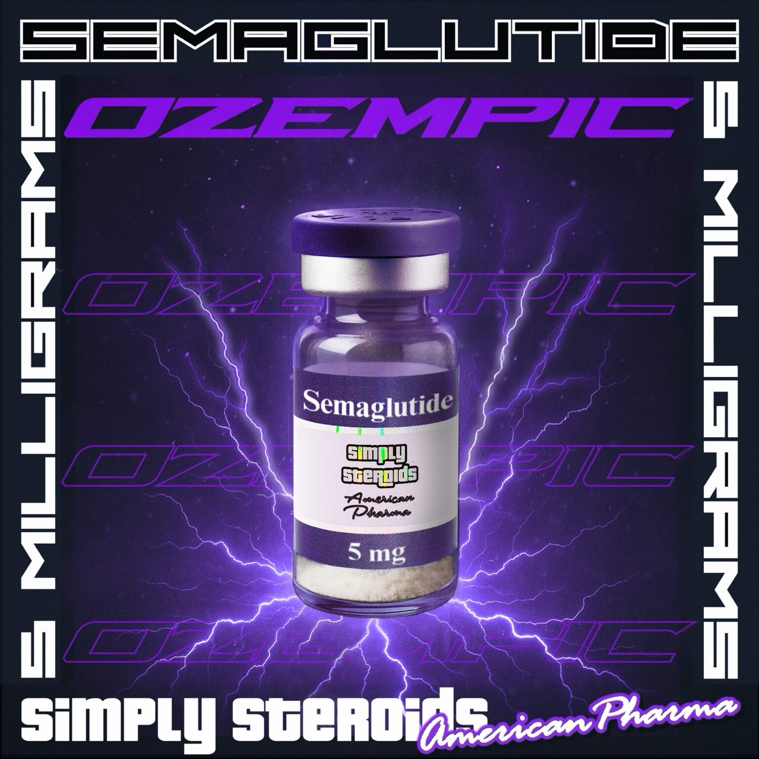 Semaglutide – 5mg Vial – Simply Steroids