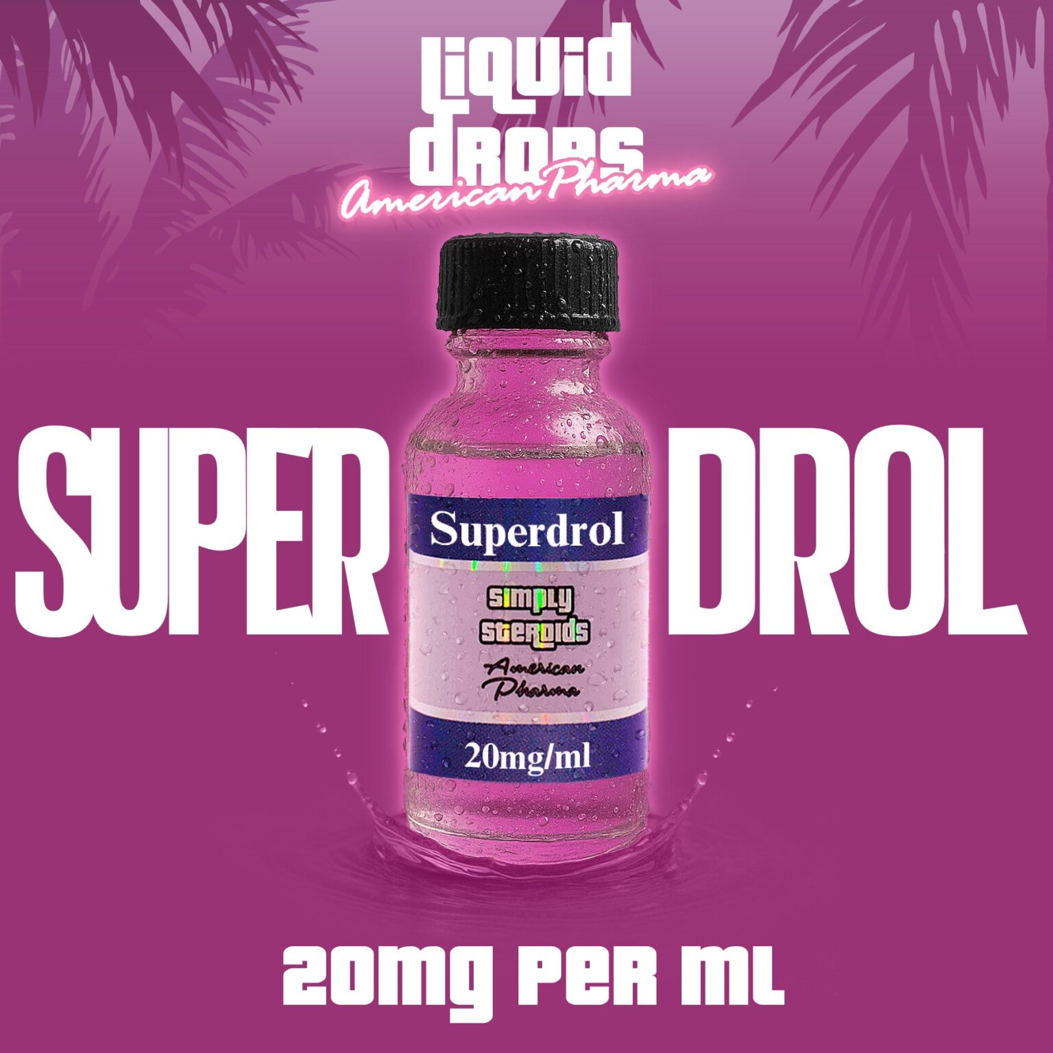 Superdrol 20mg/ml x 30ml Liquid Oral Drops (USA) – Simply Steroids